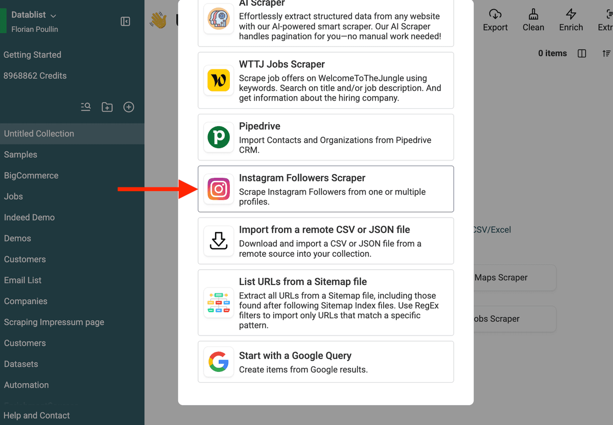 Instagram Followers Scraper – Extract Followers in Bulk - Datablist