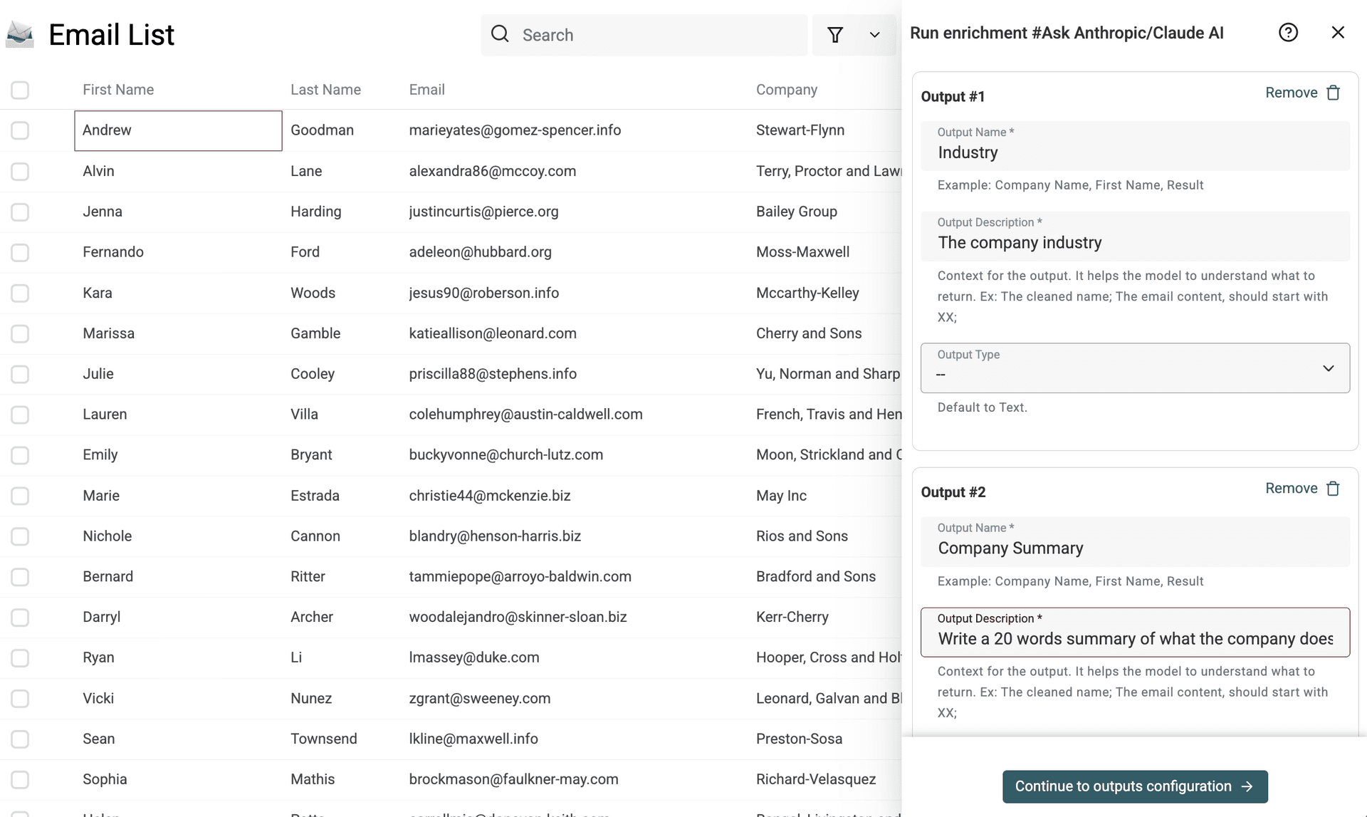 Run Anthropic Claude AI on Excel/CSV lines - In Bulk - Datablist