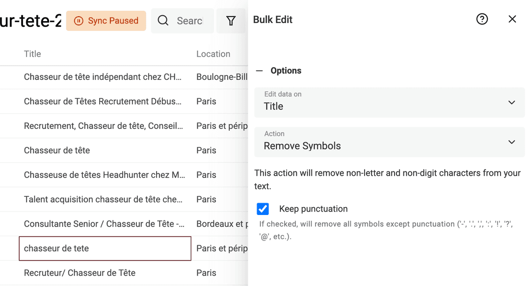Free online tool for Data Cleaning