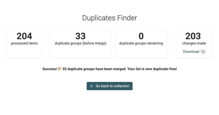 Easily Dedupe List Online for Free - Datablist
