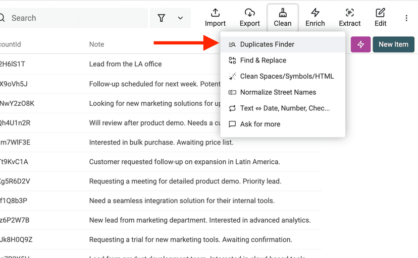 Easily Dedupe List Online for Free - Datablist