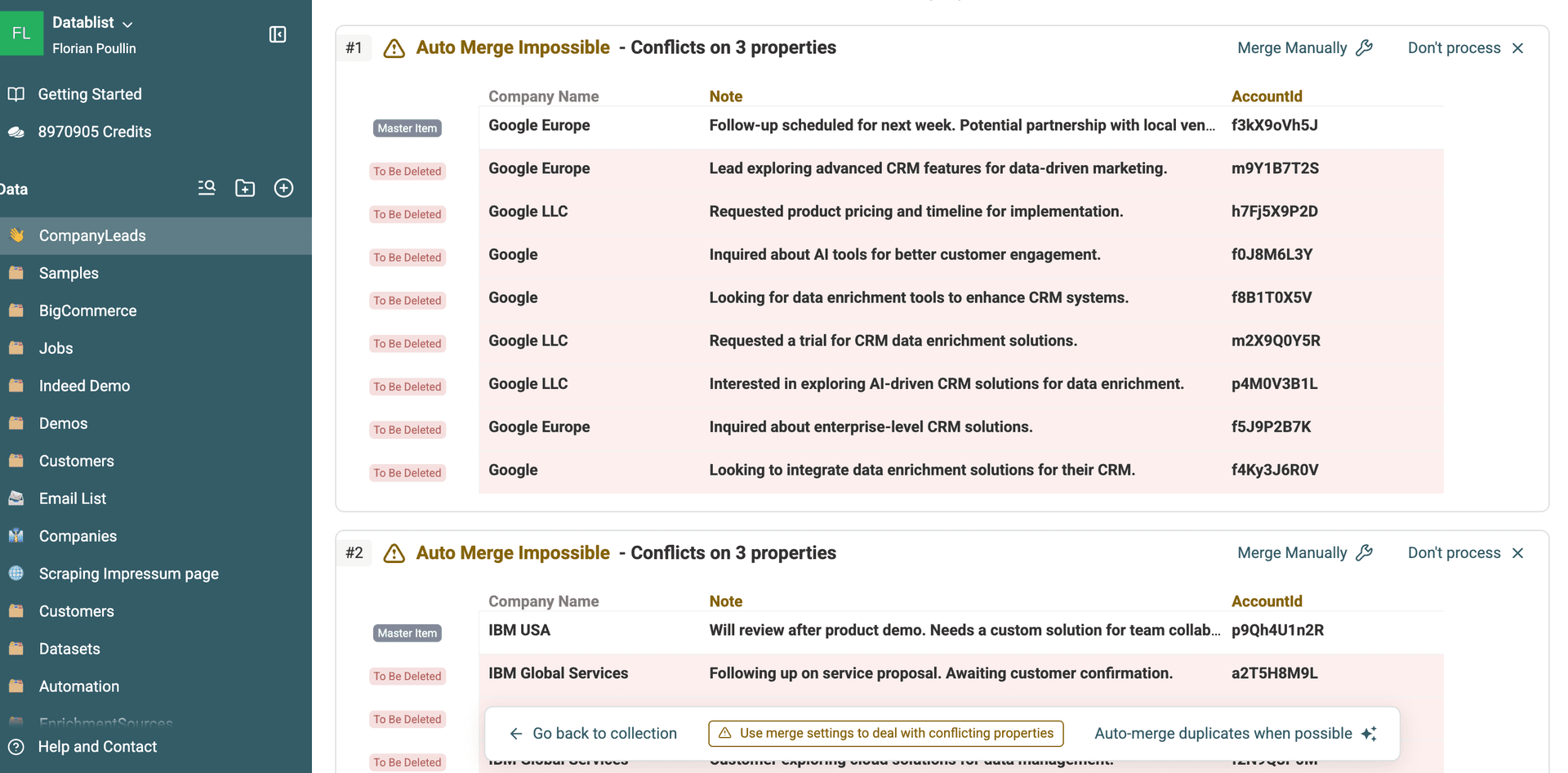 Easily Dedupe List Online for Free - Datablist