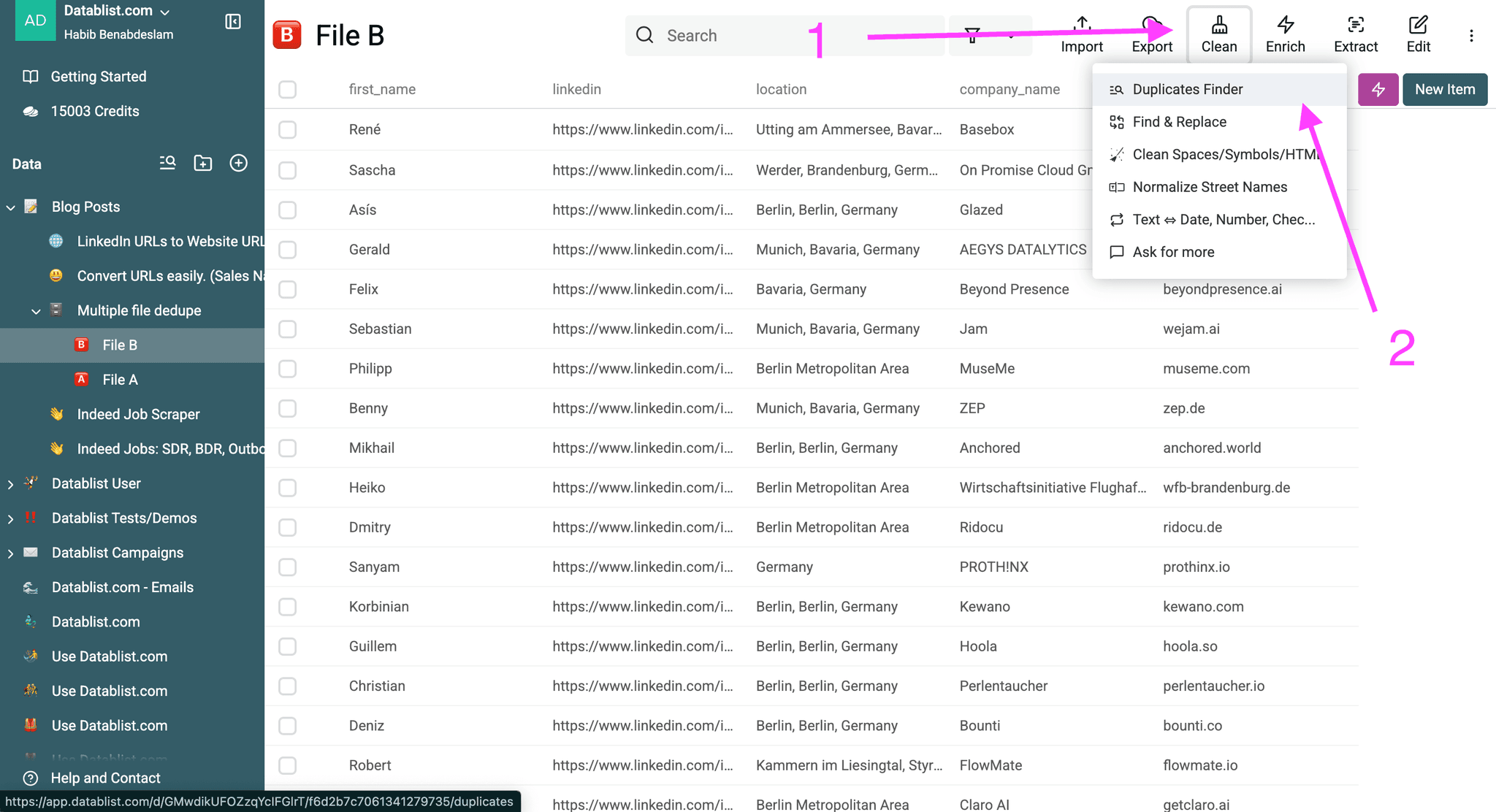 How to Deduplicate Across Several Excel Files - Datablist