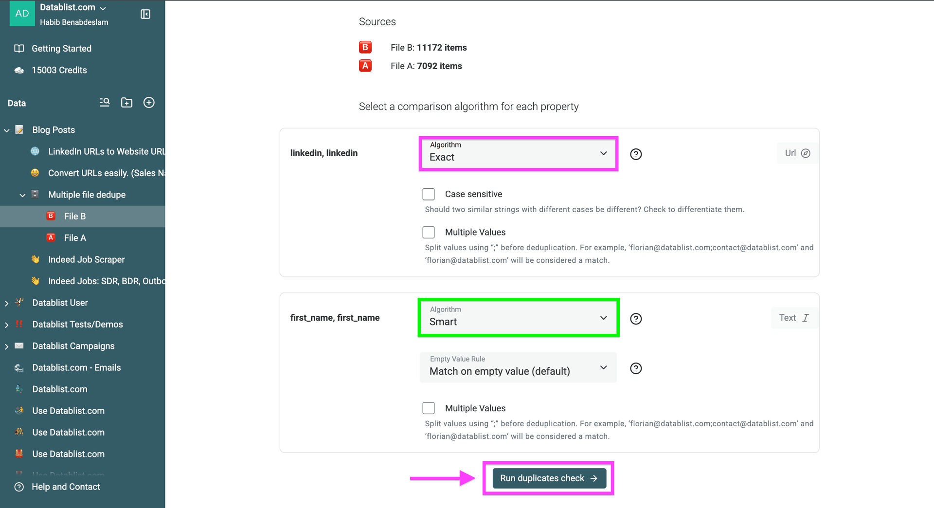How to Deduplicate Across Several Excel Files - Datablist