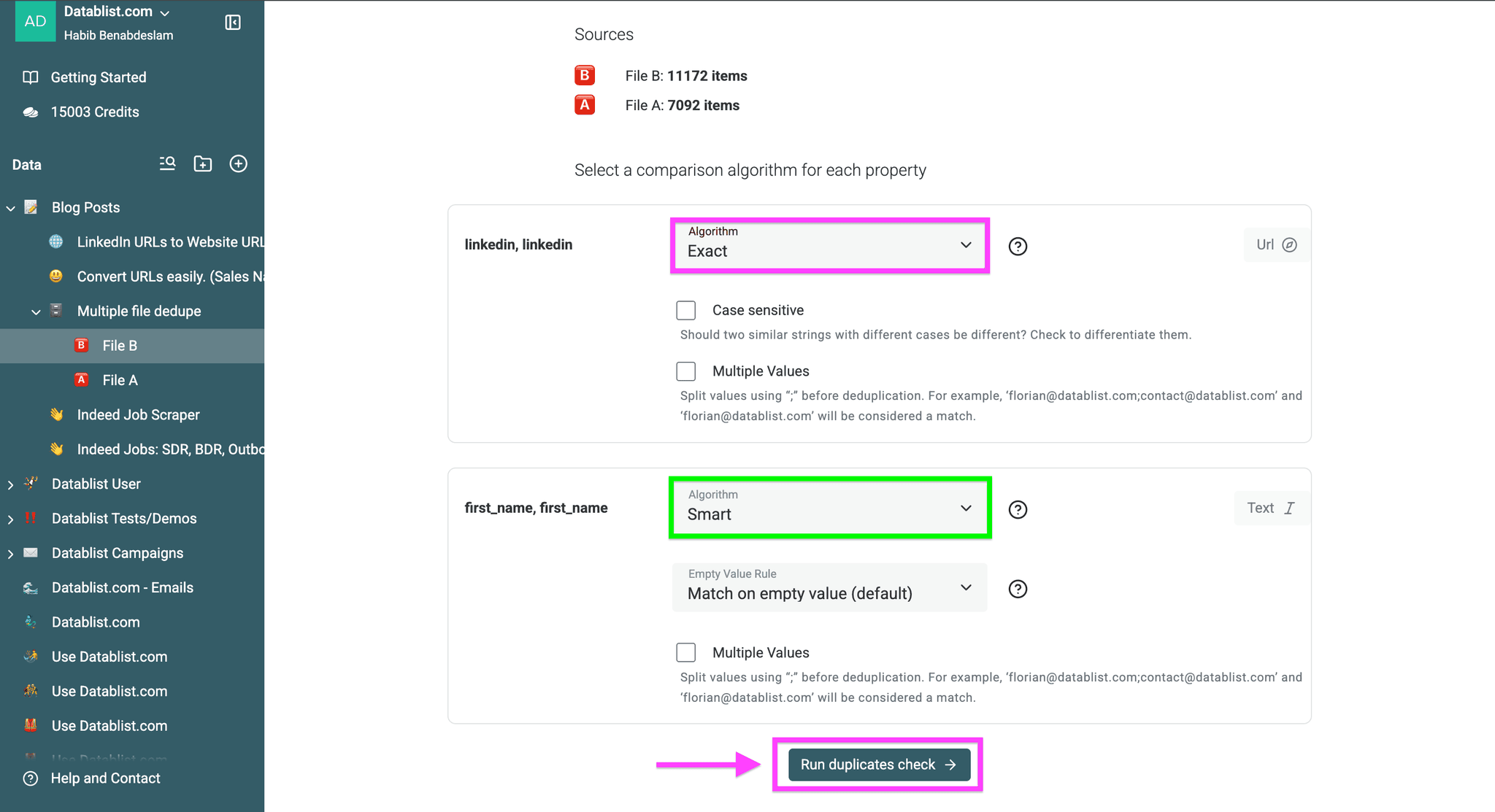 How to Deduplicate Across Several Excel Files - Datablist