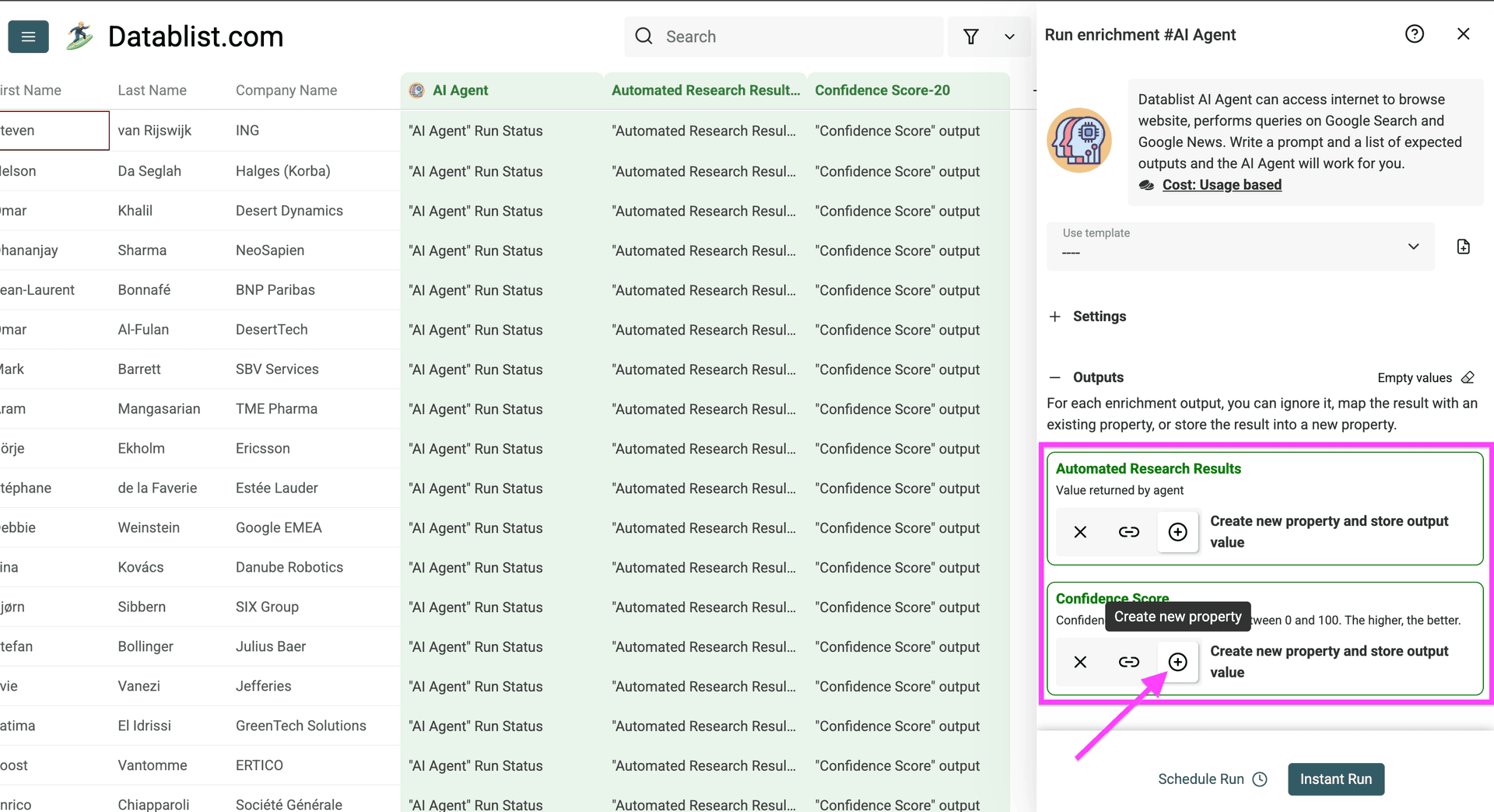 Automating Google Searches on a Excel file with AI (4 Steps) - Datablist