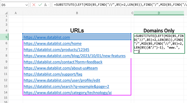 3 Proven Methods to Extract Domains from URLs (AI-Powered) - Datablist
