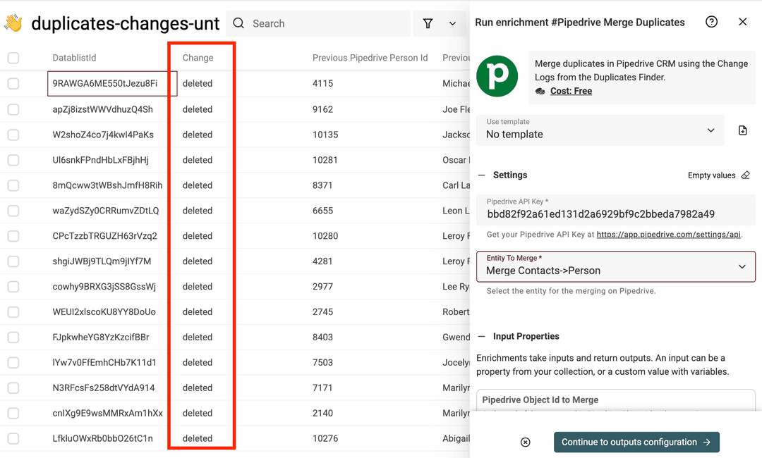 How to Bulk Merge Duplicates in Pipedrive (Step-by-Step Guide) - Datablist