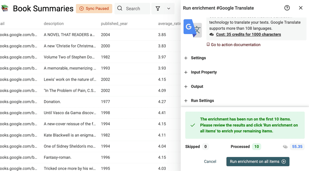 How to translate CSV files online for free - Datablist