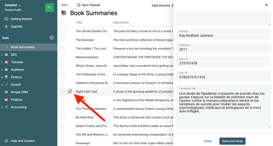 How to translate CSV files online for free - Datablist