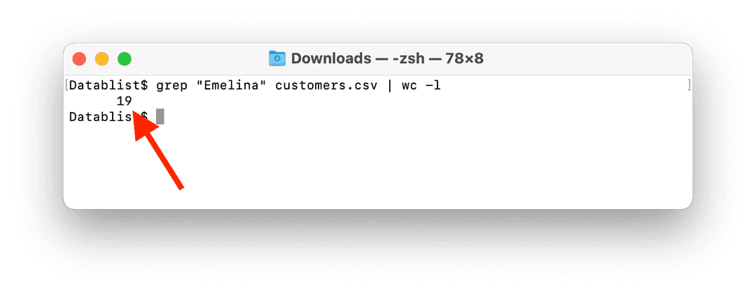 Count The Number Of Rows Of A Csv File On Linux Or Macos Terminal Datablist