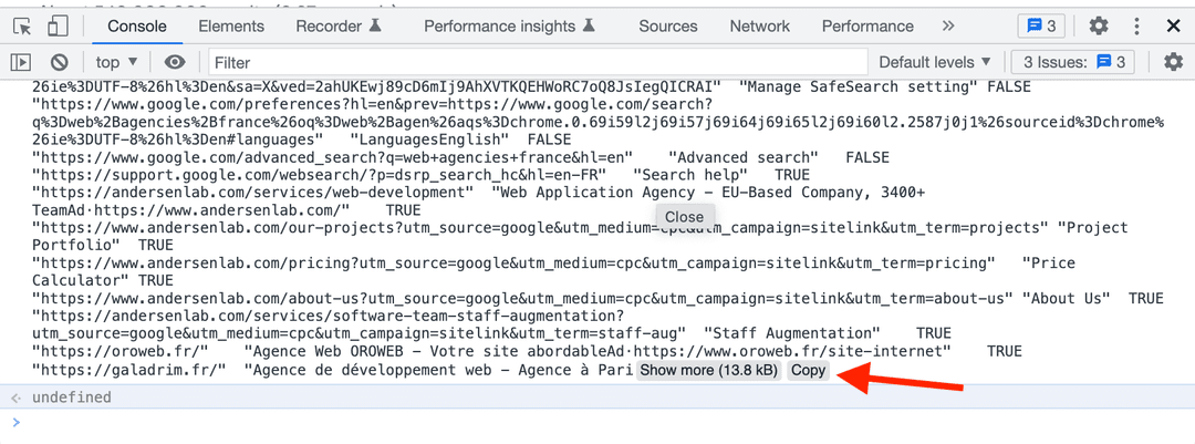 Extracy all URLs from a webpage - Datablist - Datablist