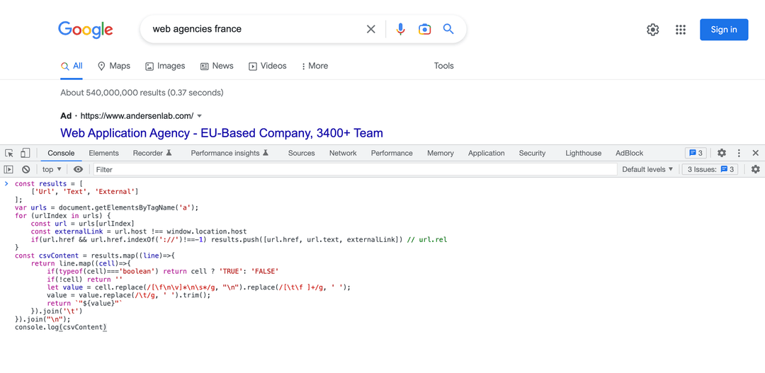 Extracy all URLs from a webpage - Datablist - Datablist