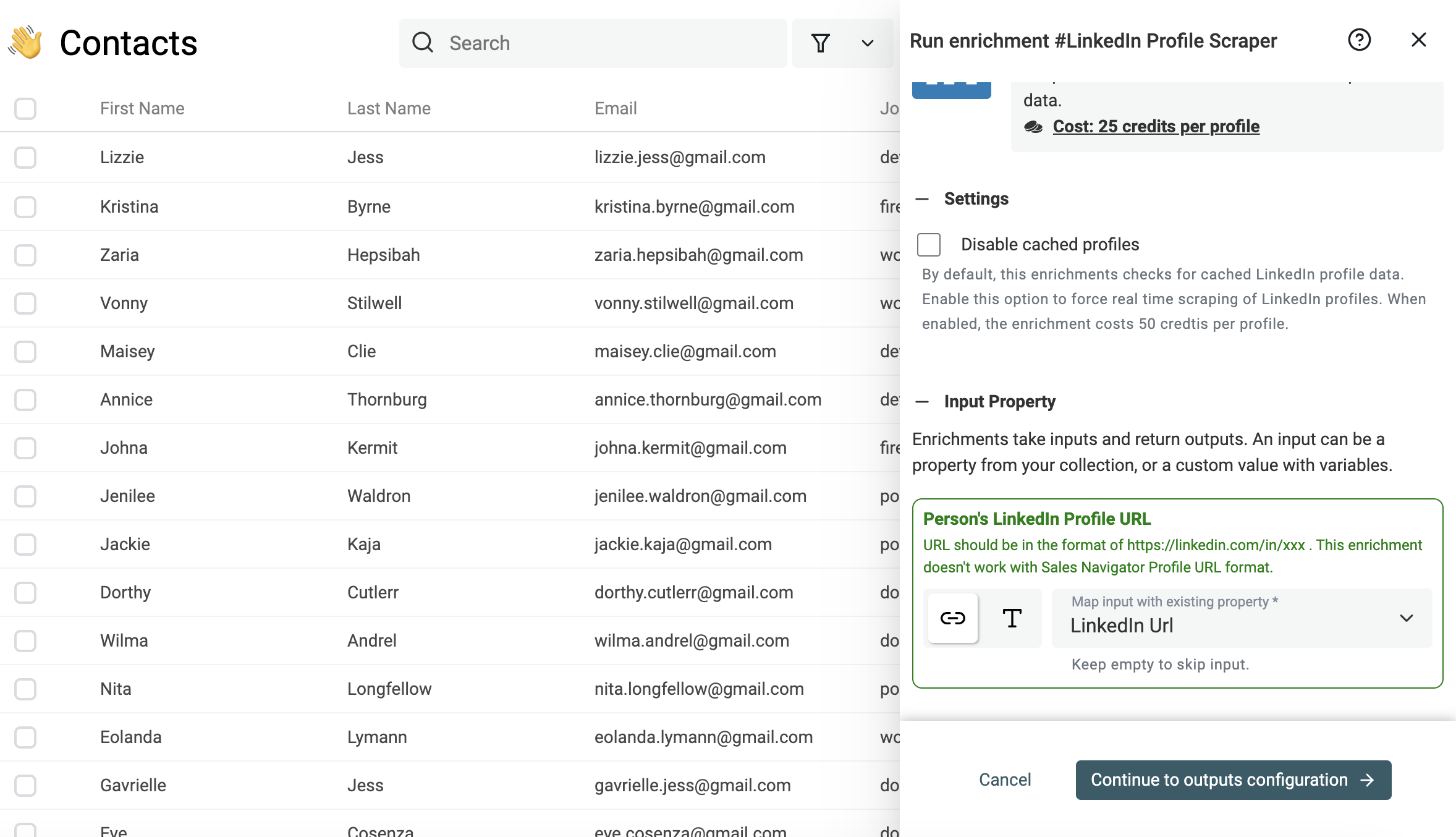 Extract/Scrape LinkedIn data from profile URLs in a CSV/Excel file - In Bulk