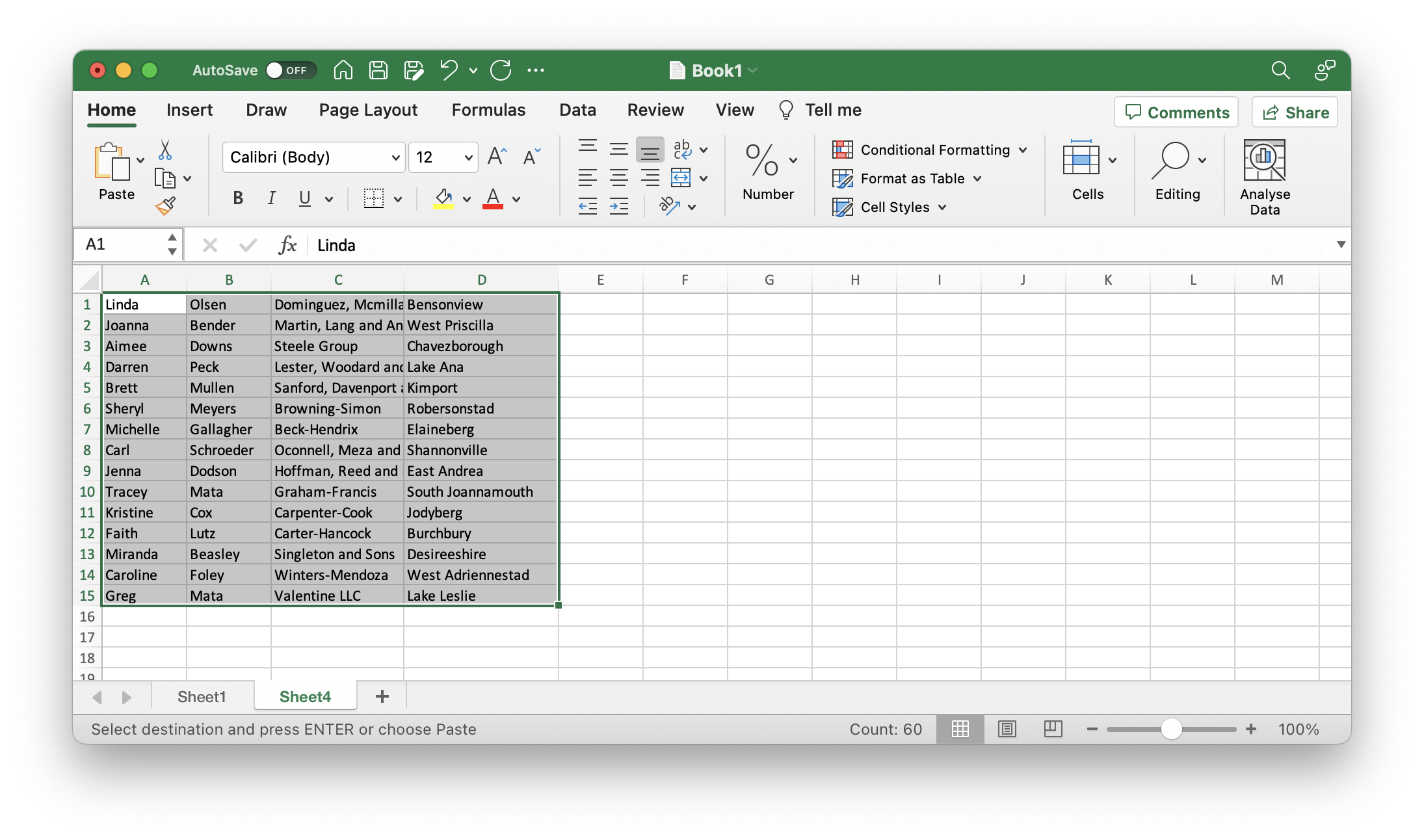 Export Microsoft Excel Selection Into A CSV File Datablist